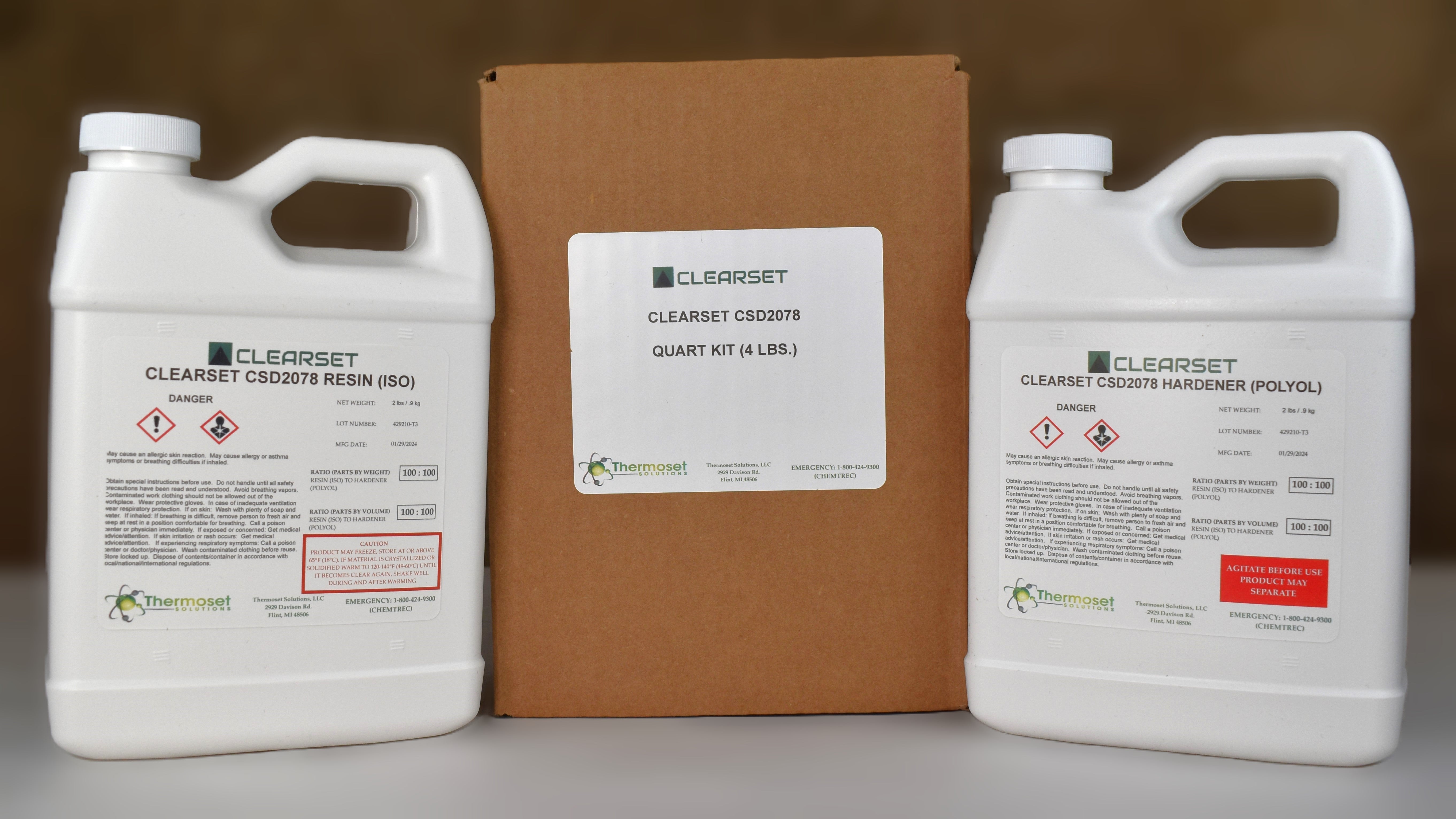 CSD2078 4lb (Quart) Urethane Casting Resin – McKenzie Penworks