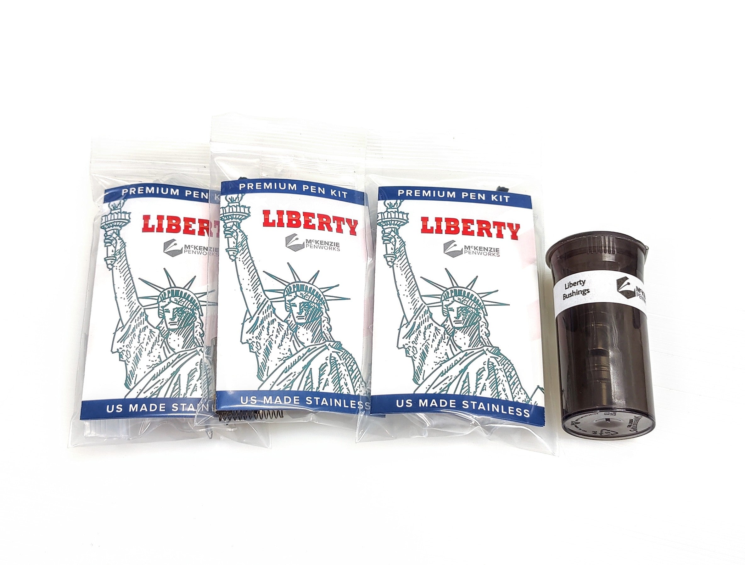 Liberty Twist Pen Kit - 3 Kit Starter Pack w/Bushings – McKenzie Penworks
