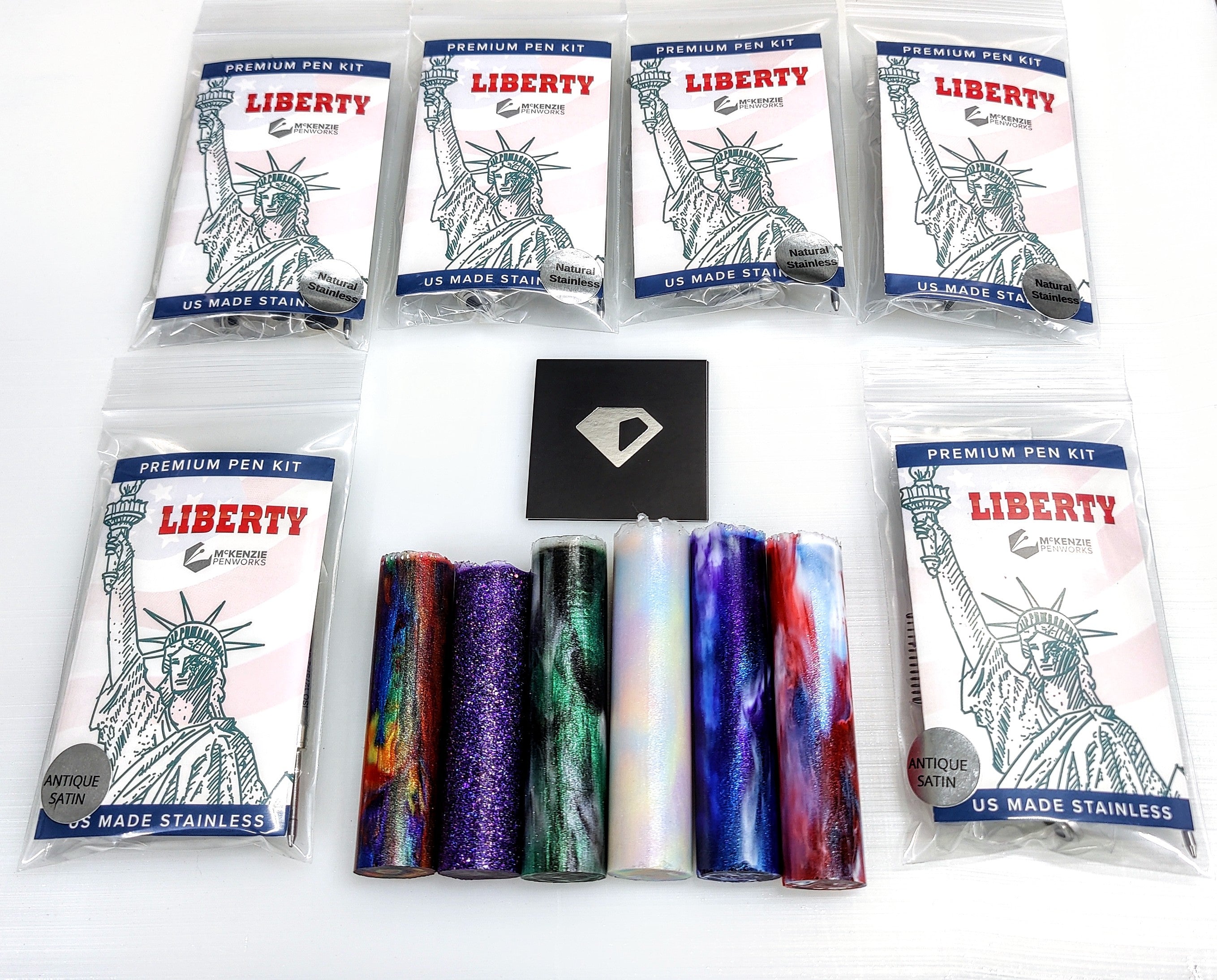 Liberty Pen Kit + DiamondCast® Blanks Bundle – McKenzie Penworks